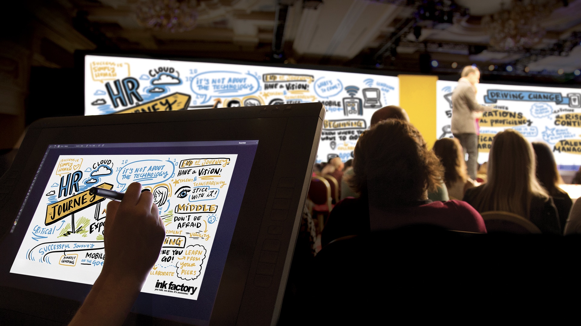 5 Visual Event Experiences To Wow Your Audience Ink Factory
